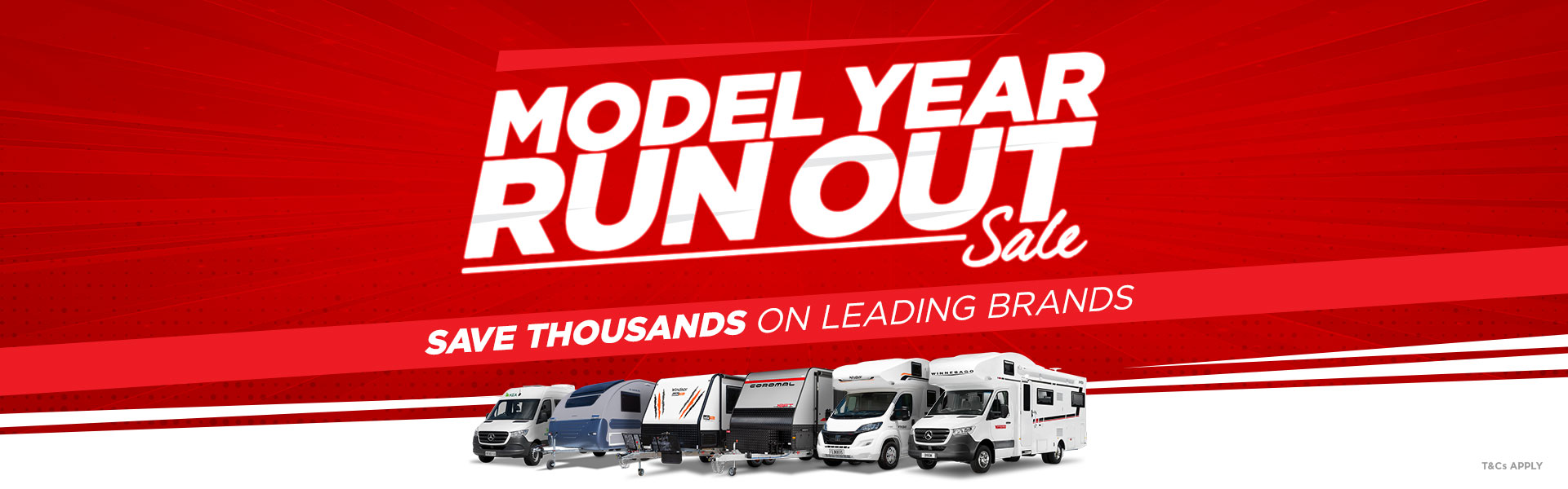 Model year run out sale - George Day Caravans